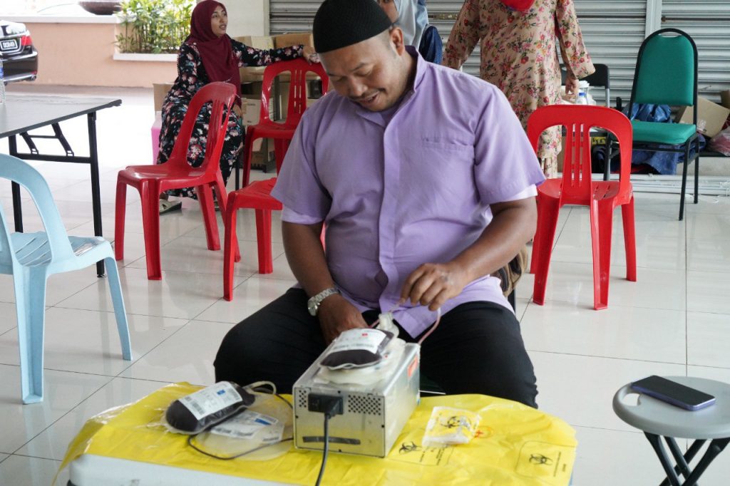 Program Kempen Derma Darah Sukarela dengan kerjasama Unit Perubatan ...